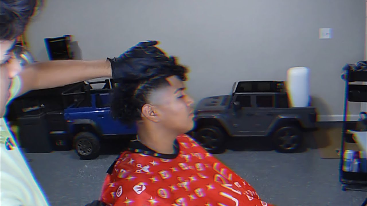 High Taper tutorial with freestyle design - YouTube