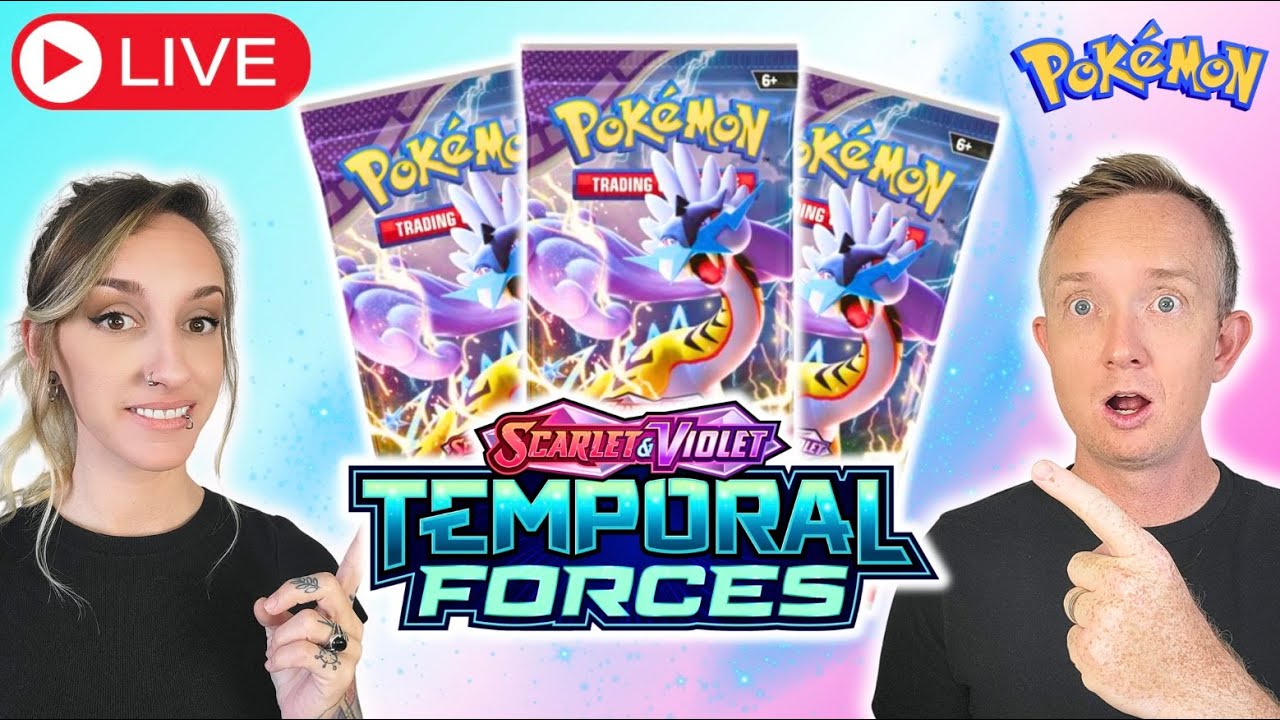 NOTHING BUT GIVEAWAYS!!! Temporal Forces!! Pokemon Pack Opening ...