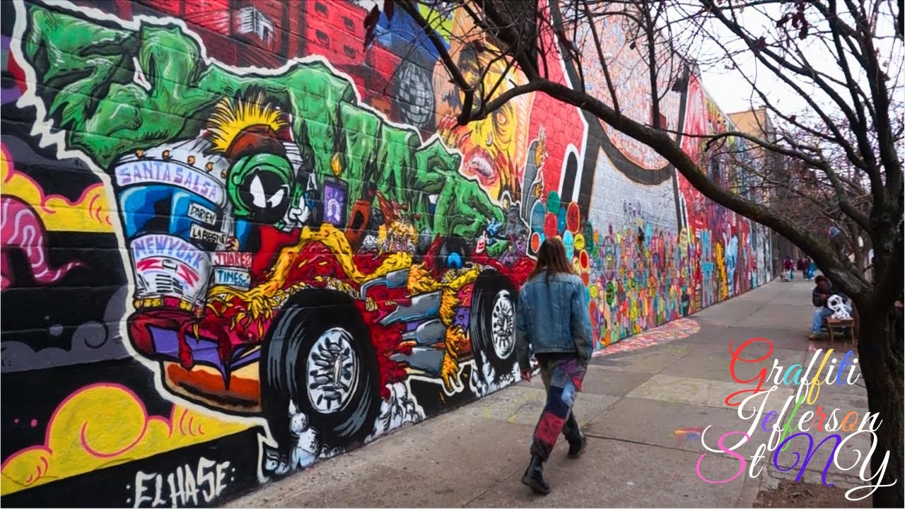 Graffiti Jefferson St Brooklyn 1 NY 2025 - YouTube