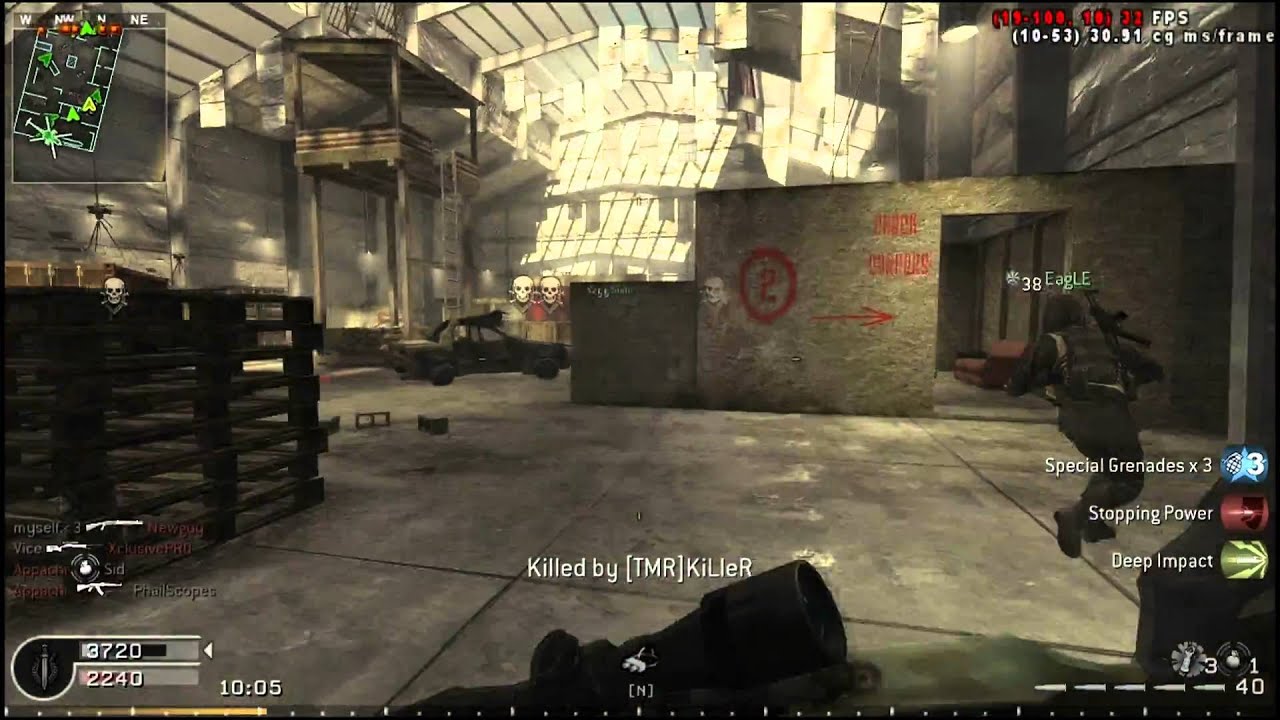 Call of Duty 4-Sniper Gameplay - YouTube
