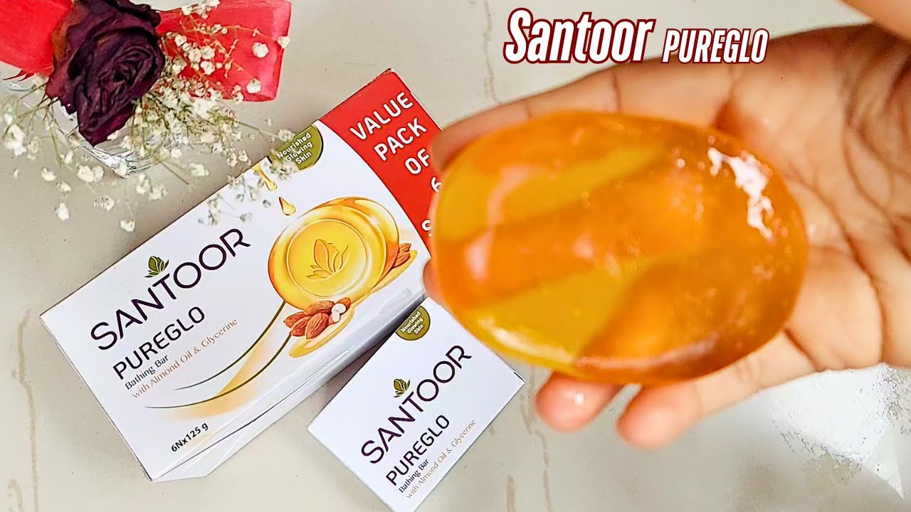 Santoor Pure Glo Bathing Bar Review | Best Soap for Dry Skin? | Honest ...
