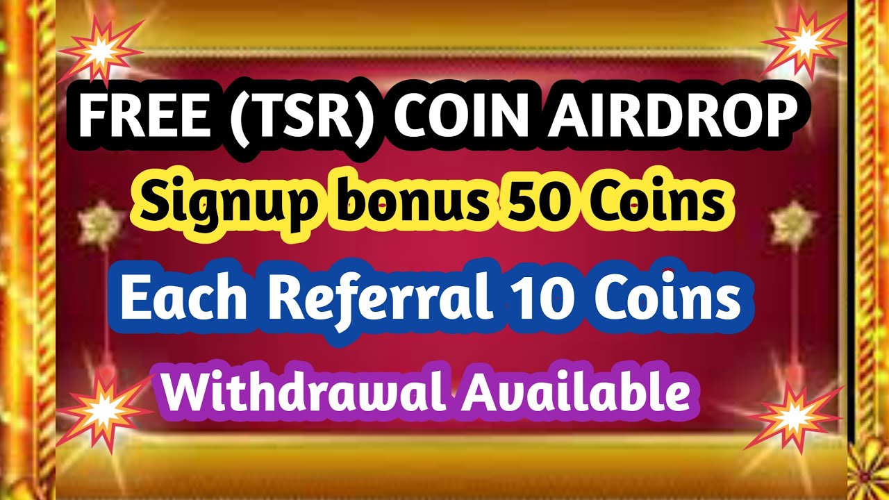 TSR Token Airdrop From Telegram Bot...50 TSR TOKEN FREE...Join telegram ...