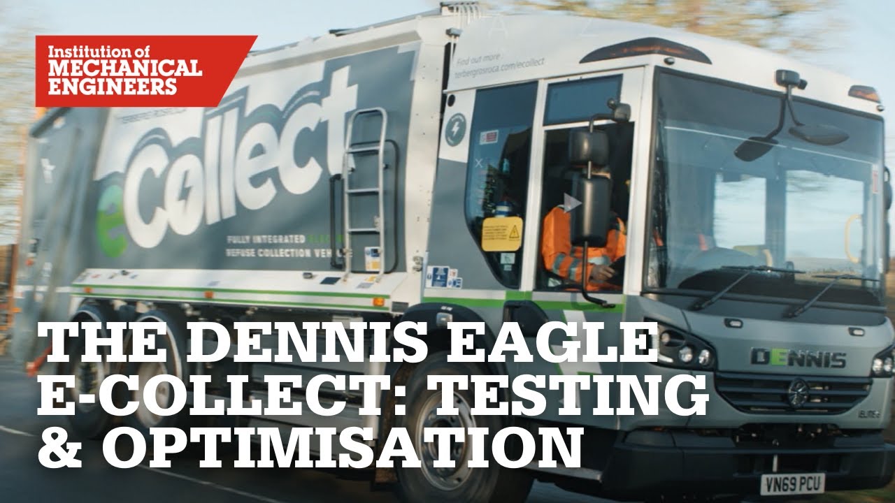 The Dennis Eagle eCollect: Testing & Optimisation - YouTube