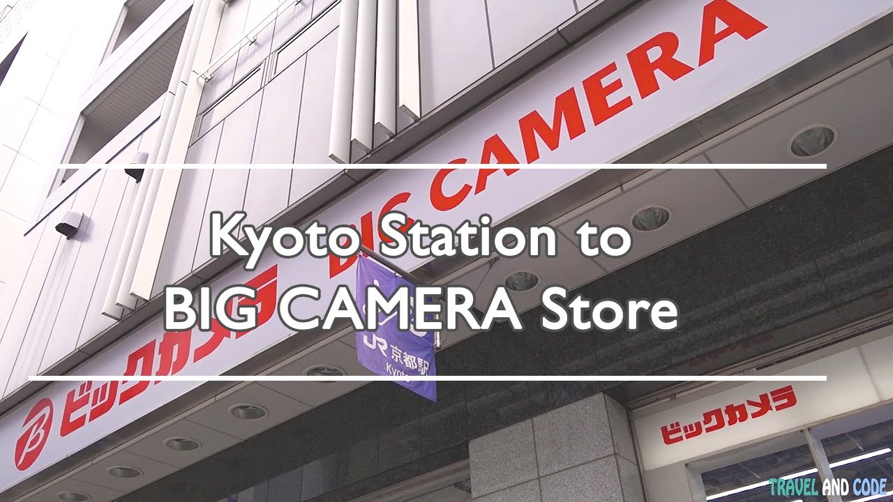 Walking From Kyoto Station to Bic Camera Store | Travel Video - YouTube