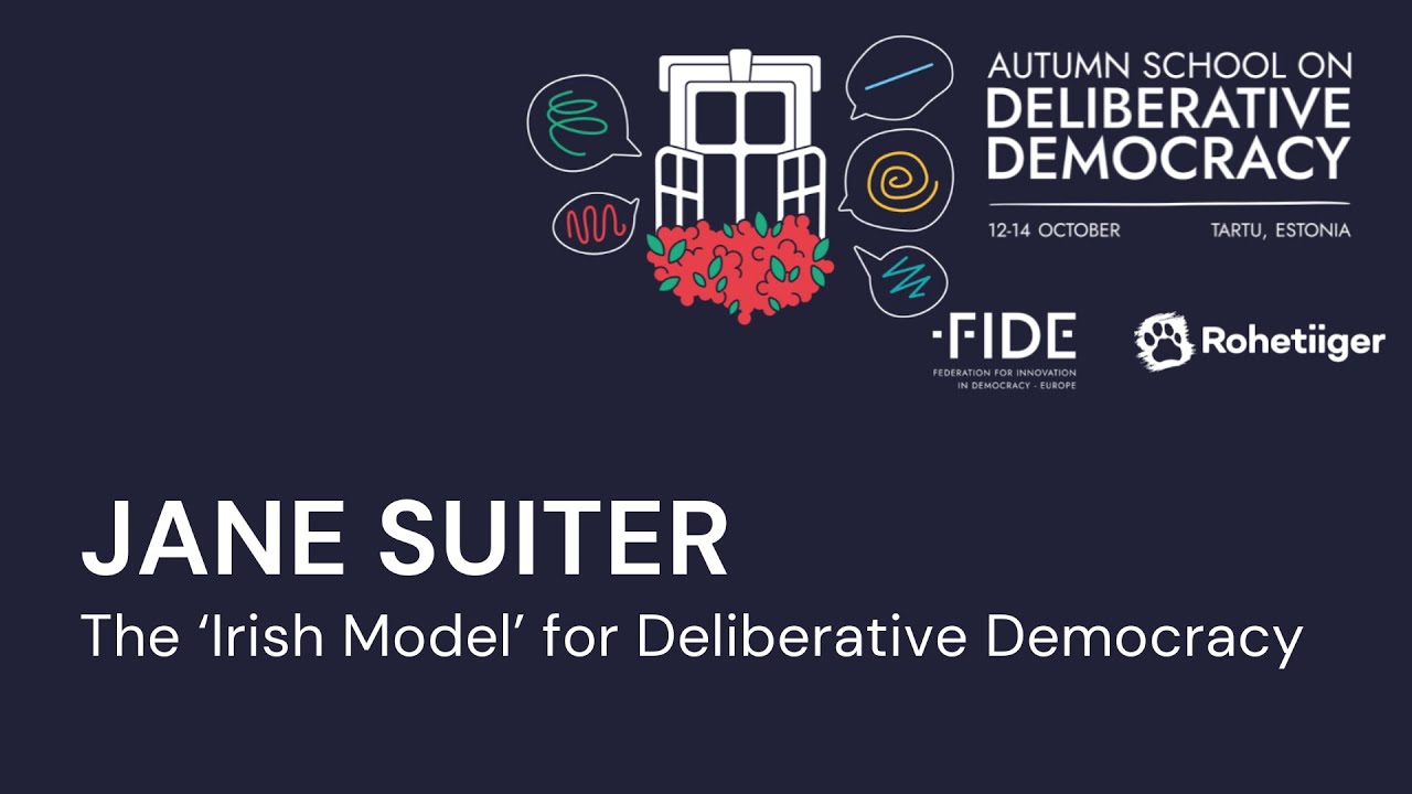 The Irish Model for Deliberative Democracy | Jane Suiter - YouTube