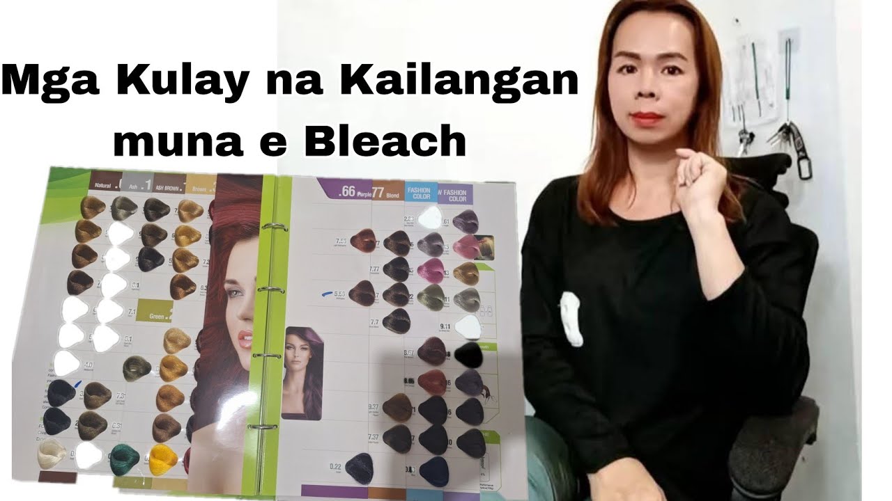 Mga Kulay na kailangan pa e Hair Bleaching bago tumalab? Panoorin kung ...