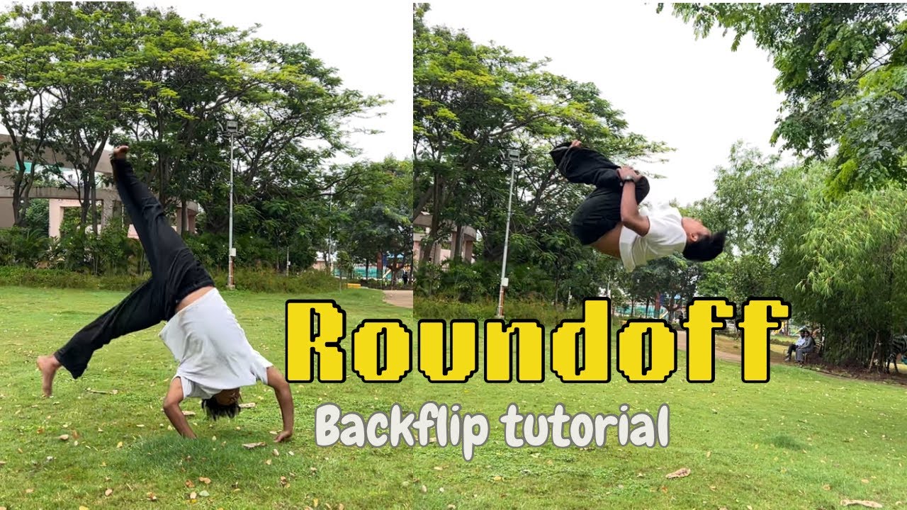 Roundoff back flips tutorial by Bimal Rana - YouTube