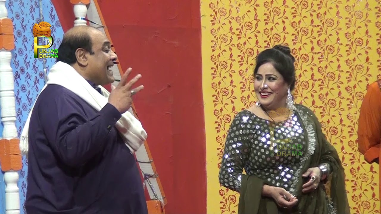 Agha Majid New Stage Drama Heera Mandi Full Comedy Clip 2019 - YouTube