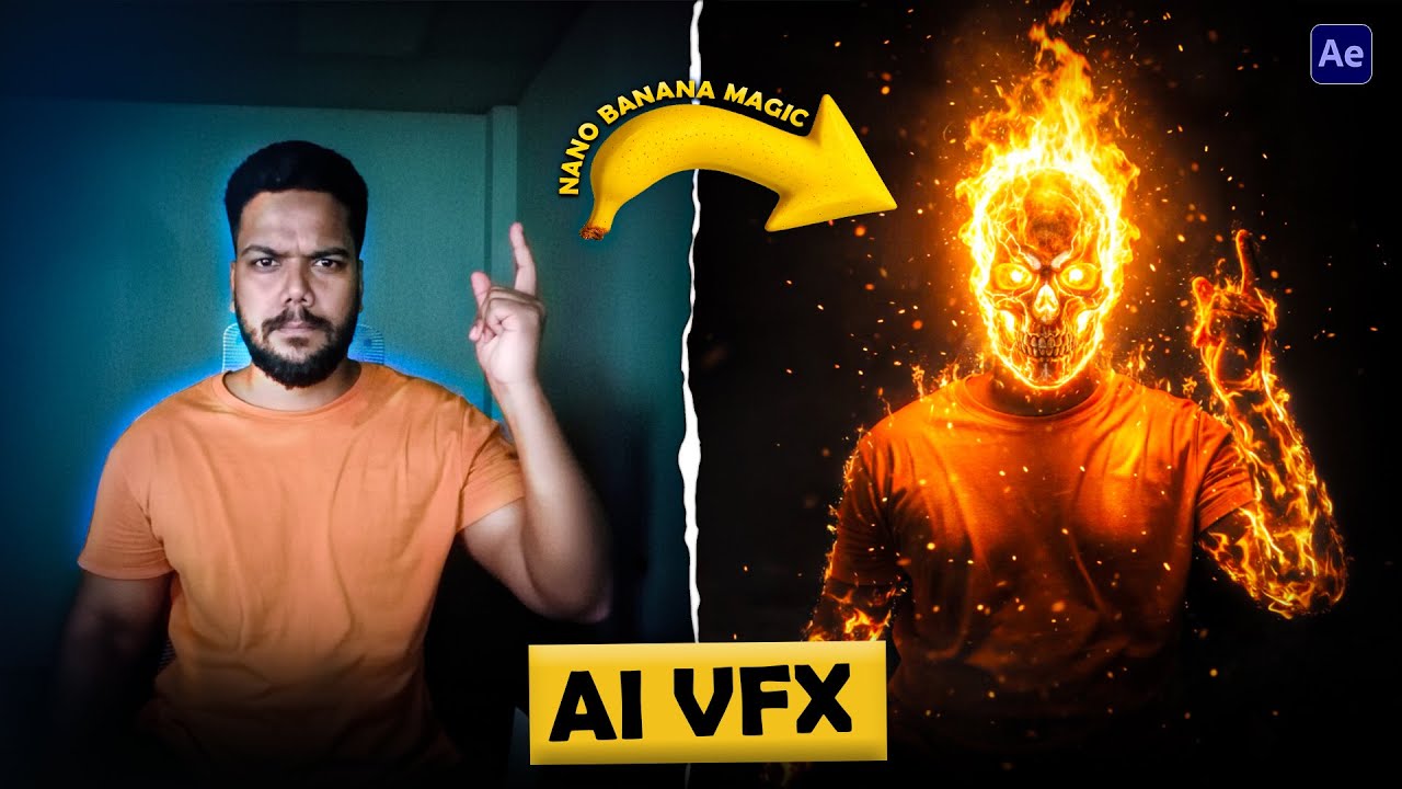 Turn Yourself into Fire Using AI + After Effects! - YouTube