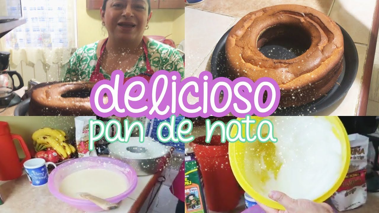 MI MAMÁ HACE PAN DE NATA DELICIOSO ♥ ¿CÓMO HACER PAN DE NATA ...