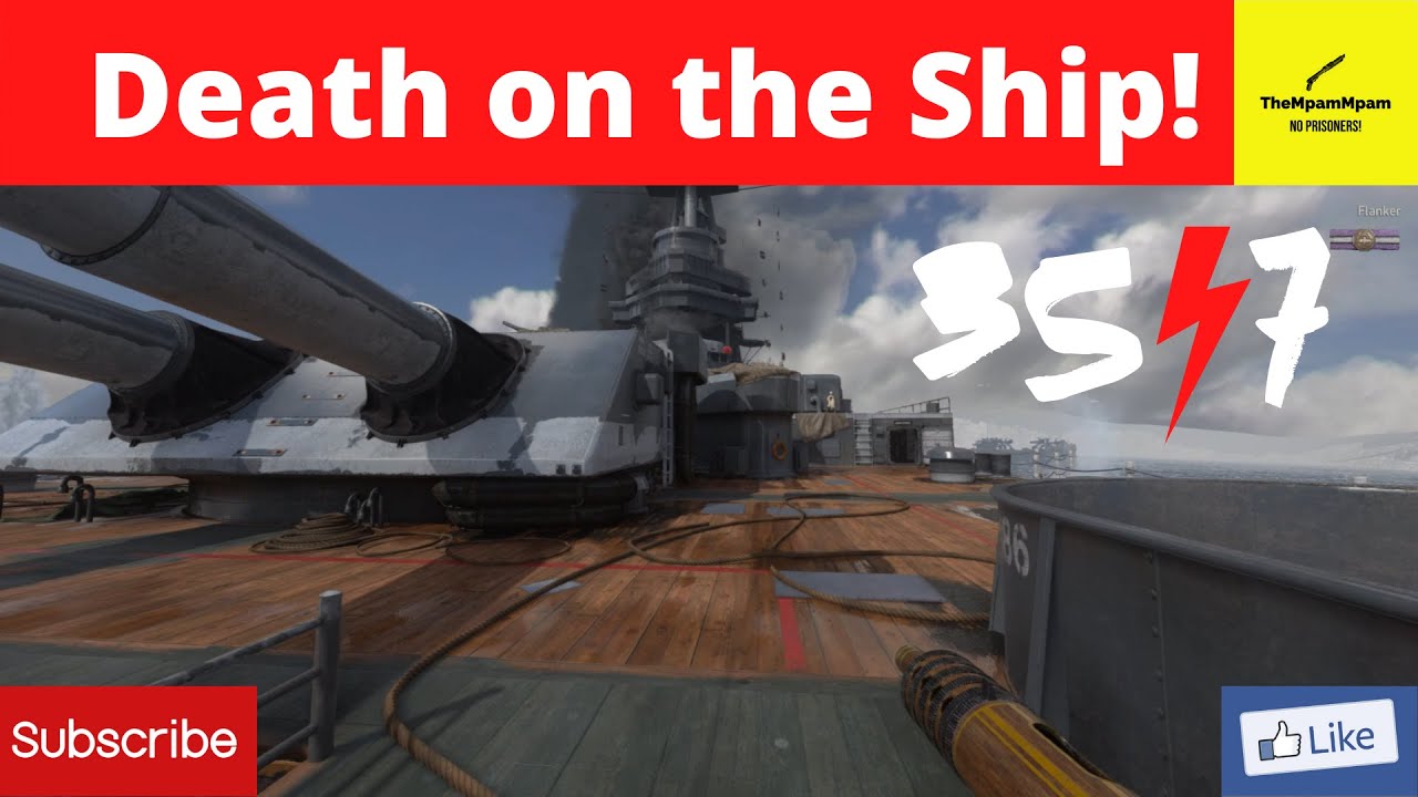 Call of Duty WW2: TDM Gameplay (USS Texas | SMG | 35-7 | HC) - YouTube