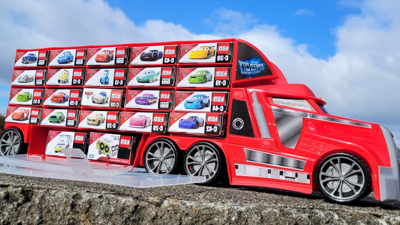 Colorful box set! Cars miniature cars return to the red truck - YouTube