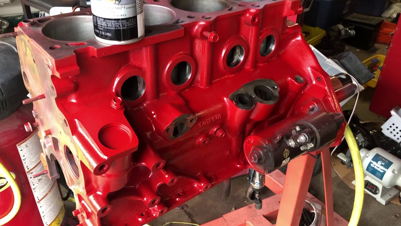 Volvo B230FT Turbo Redblock painting - YouTube