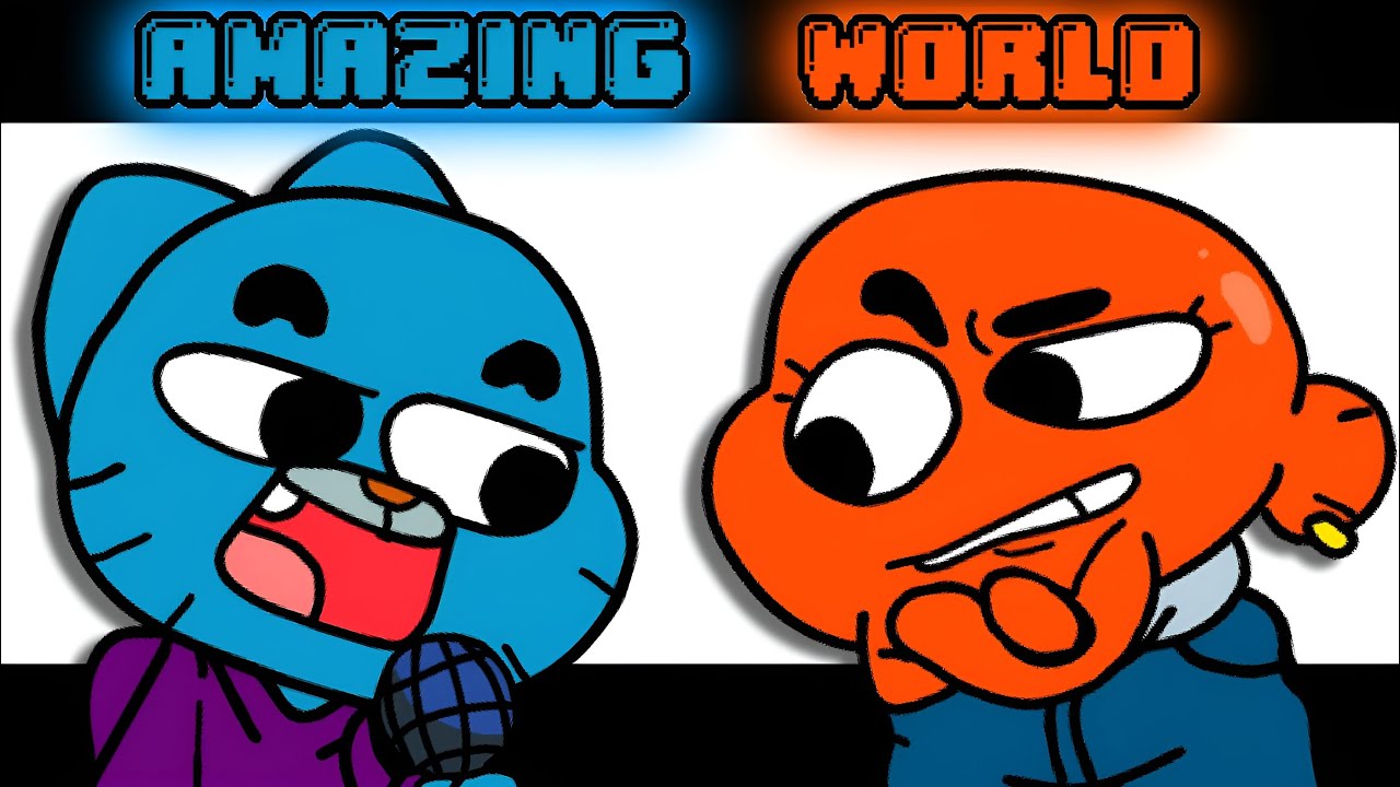 FNF GUMBALL AND DARWIN 17BUCKS AMAZING WORLD #gumball #darwin - YouTube