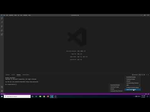 How to choose gitbash for vs code default terminal - YouTube