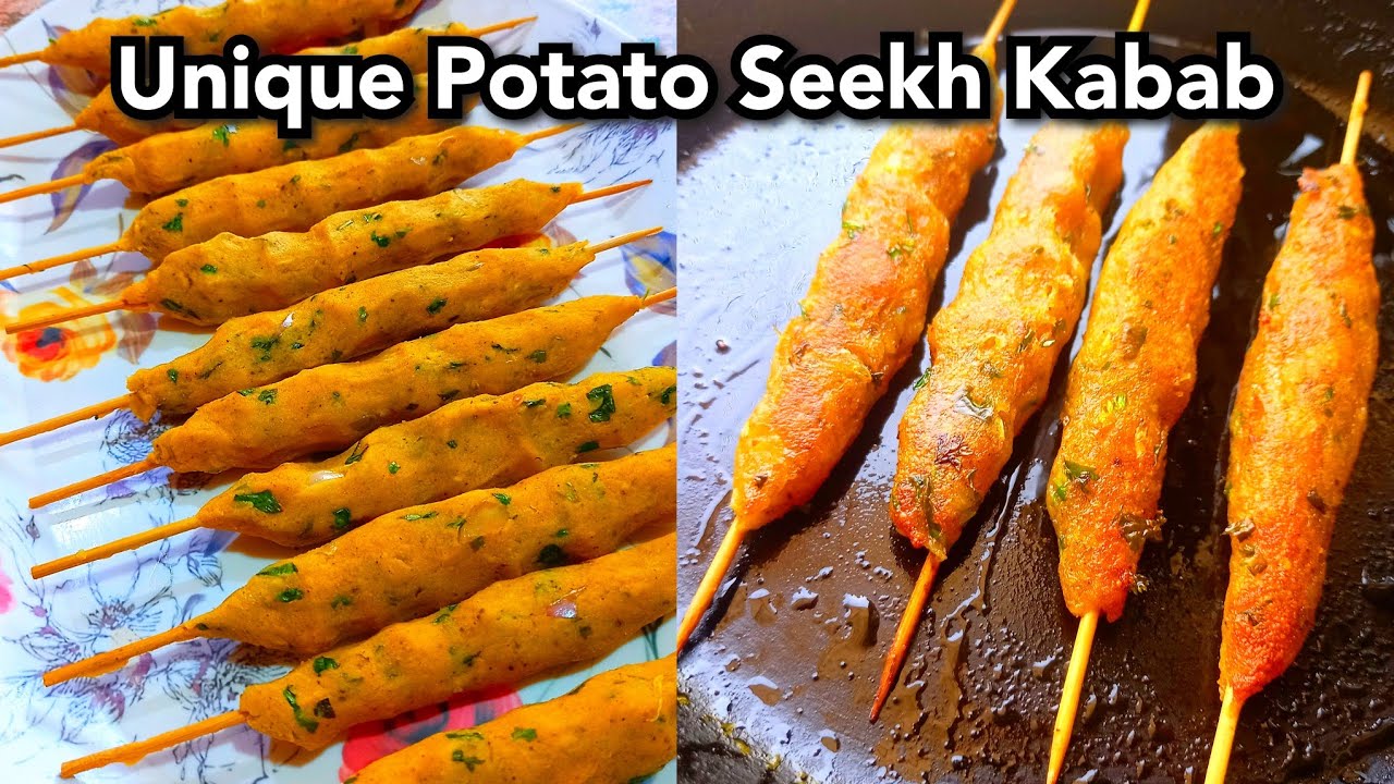 How To Make Potato Kabab | Low Cost Seekh Kabab | آلو سے کباب بنائیں ...