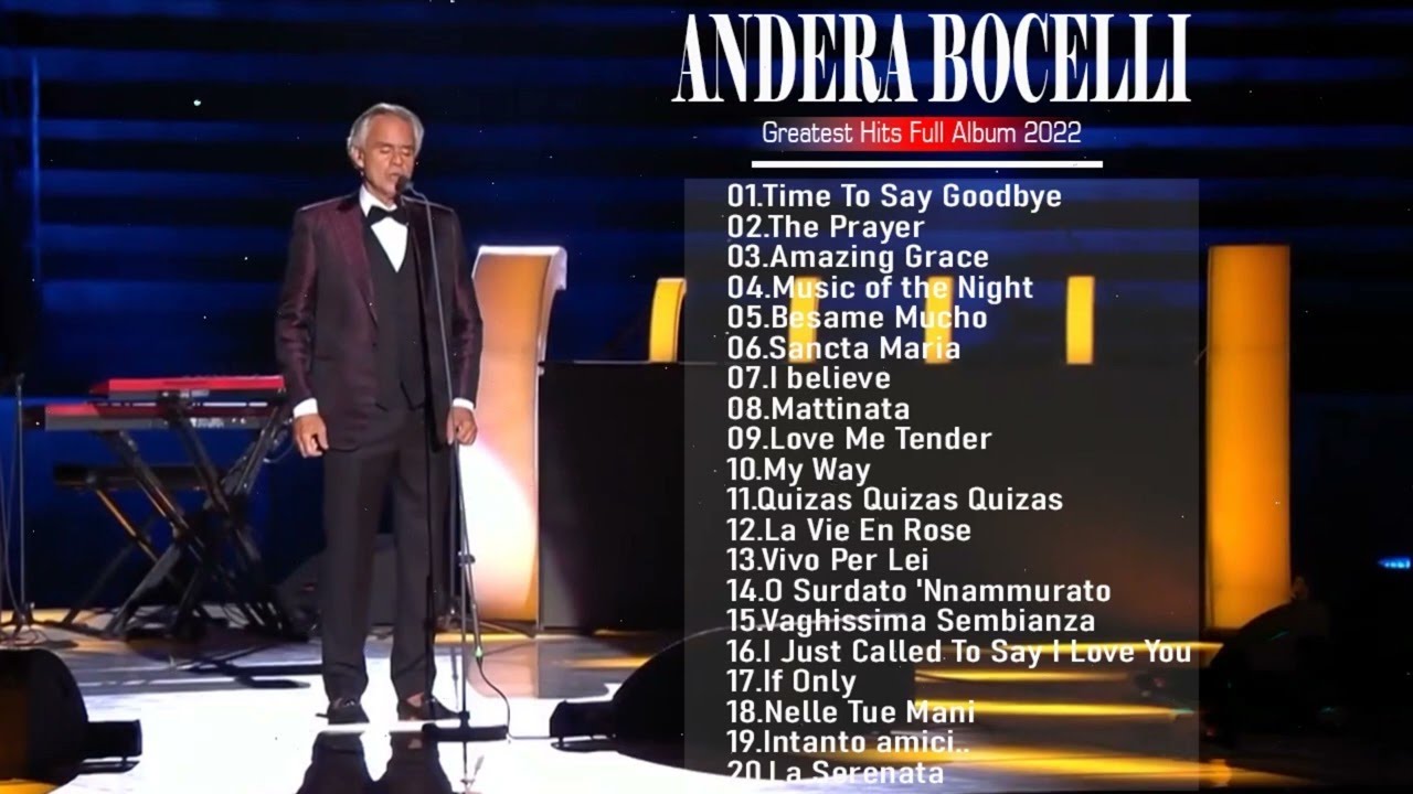 Best Opera Music Of Andrea Bocelli - The Best Of Andrea Bocelli Music ...