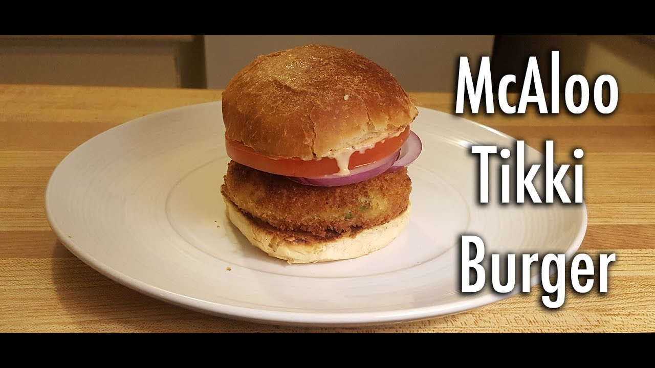 Homemade McAloo Tikki Burger | McDonald's India Inspired Potato Burger ...