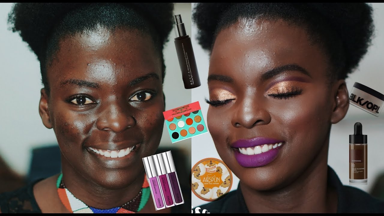 Client Makeup Tutorial #5: First time glam Nywele Chronicles! (Crystal ...