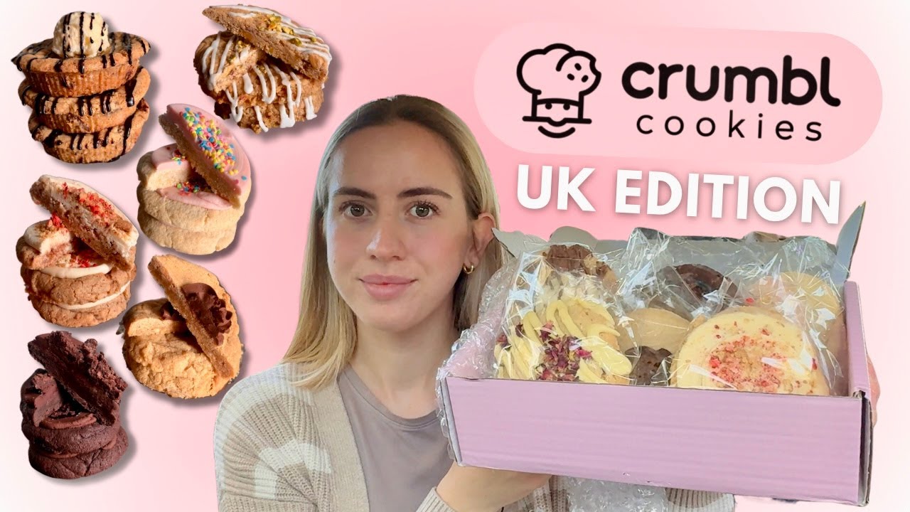 Trying the UK's CRUMBL COOKIES! - YouTube