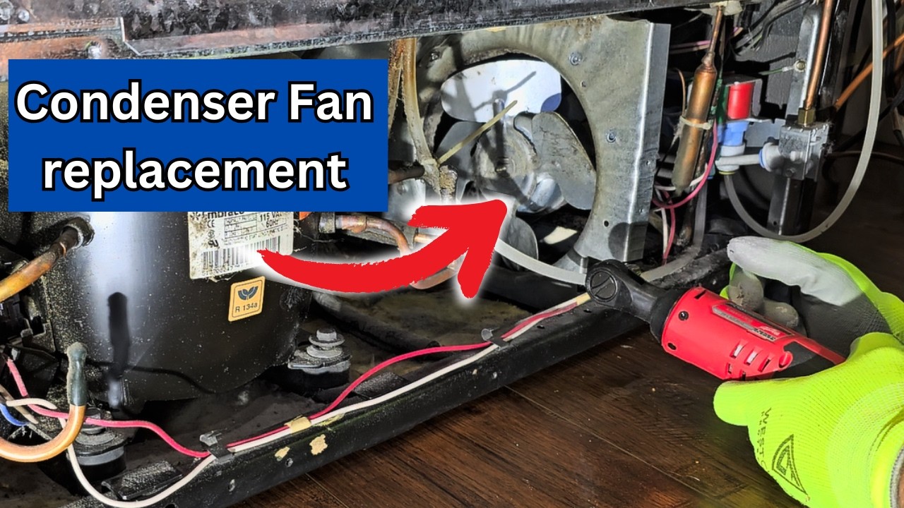 How to Install a Refrigerator Condenser Fan: Step-by-Step Guide! - YouTube