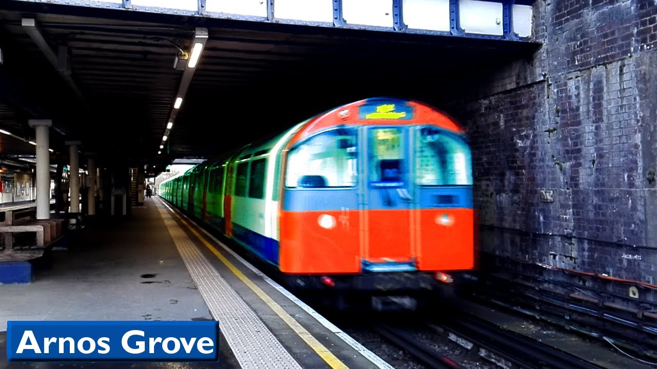 Arnos Grove | Piccadilly line : London Underground ( 1973 Tube Stock ...