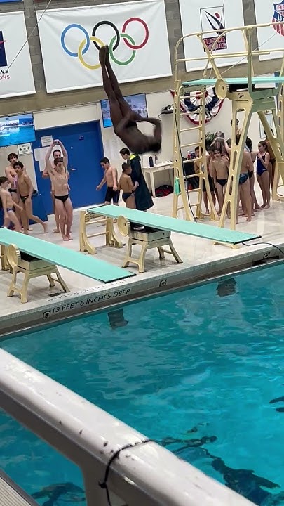 201C - Back Dive Tuck - 1 M - YouTube