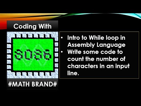 Microprocessor & Microcontroller | Chapter#06 | Concept | While loop with an code | Emu8086 ...
