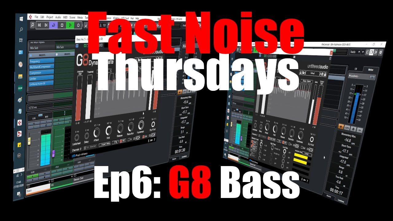 Unfiltered Audio G8 Dynamic Gate Cycle on a Bass (Fast Noise Thursdays ...