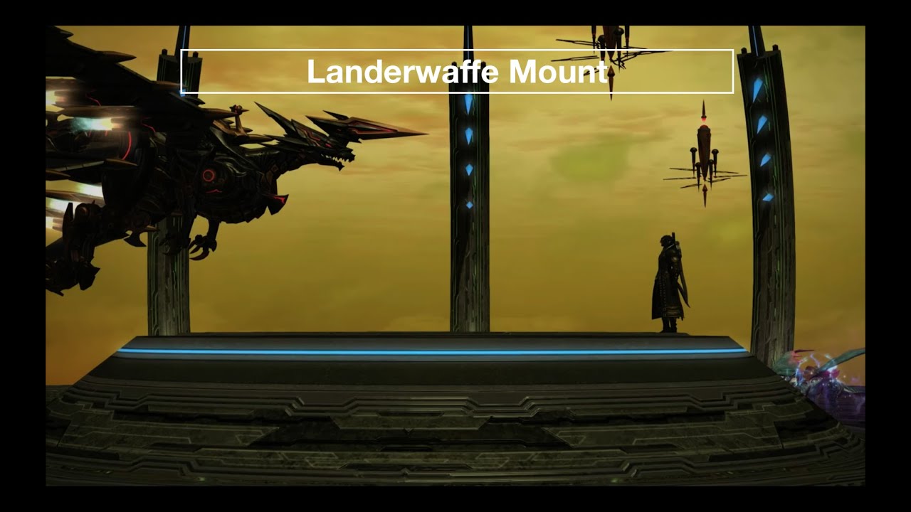 Final Fantasy XIV - Landerwaffe Mount - YouTube