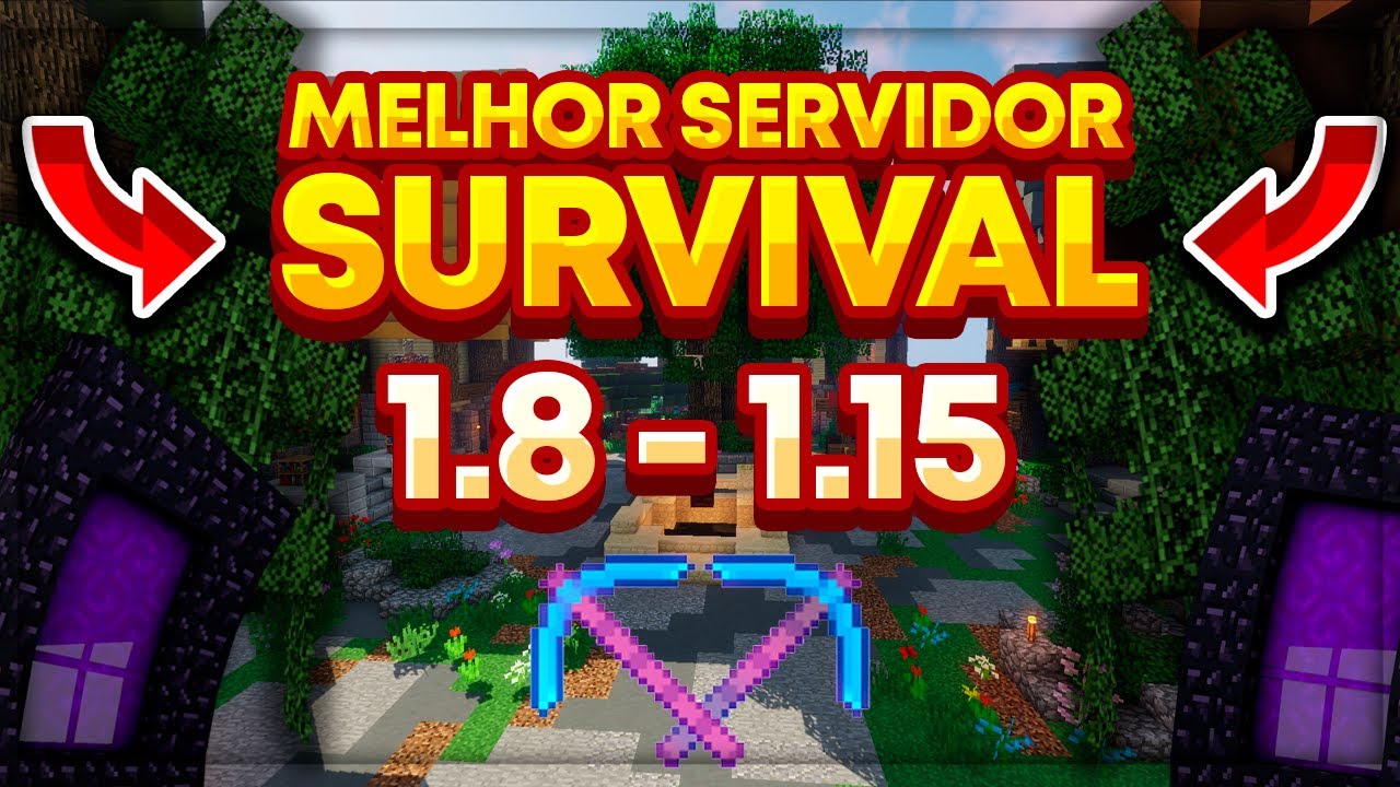 MELHOR SERVIDOR SURVIVAL BRASILEIRO 1.8 - 1.15 | Viciante - YouTube