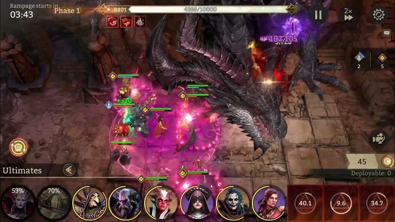 Watcher of Realms -Guild Boss NM4 50K Blood - Infernal Team (No Twin , Solcandes,Silas) - YouTube
