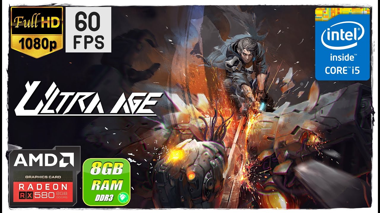 Ultra Age | RX 580 2048SP 8GB | i5-4570 | 1080P | 60 FPS - YouTube