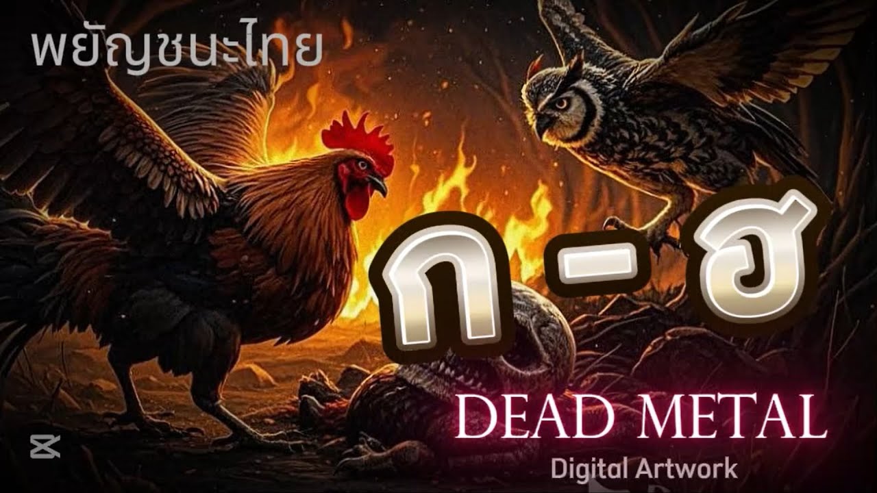 พยัญชนะไทย (Dead Metal) Digital Artwork - YouTube