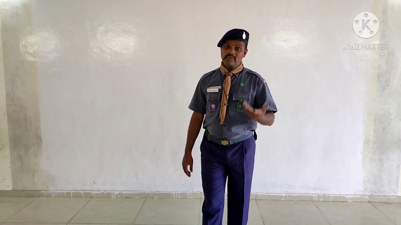 Salute and left handshake - YouTube