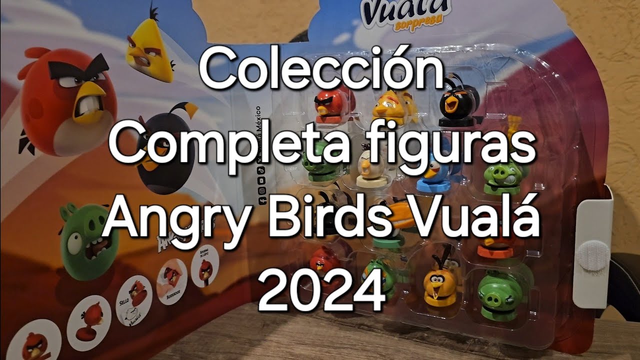 Colección Completa Figuras Angry Birds Vualá 2024 con Álbum ...