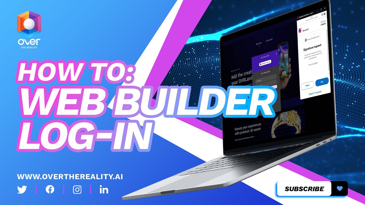 💡OVER Tutorials. How to Log In to the Web Builder - YouTube