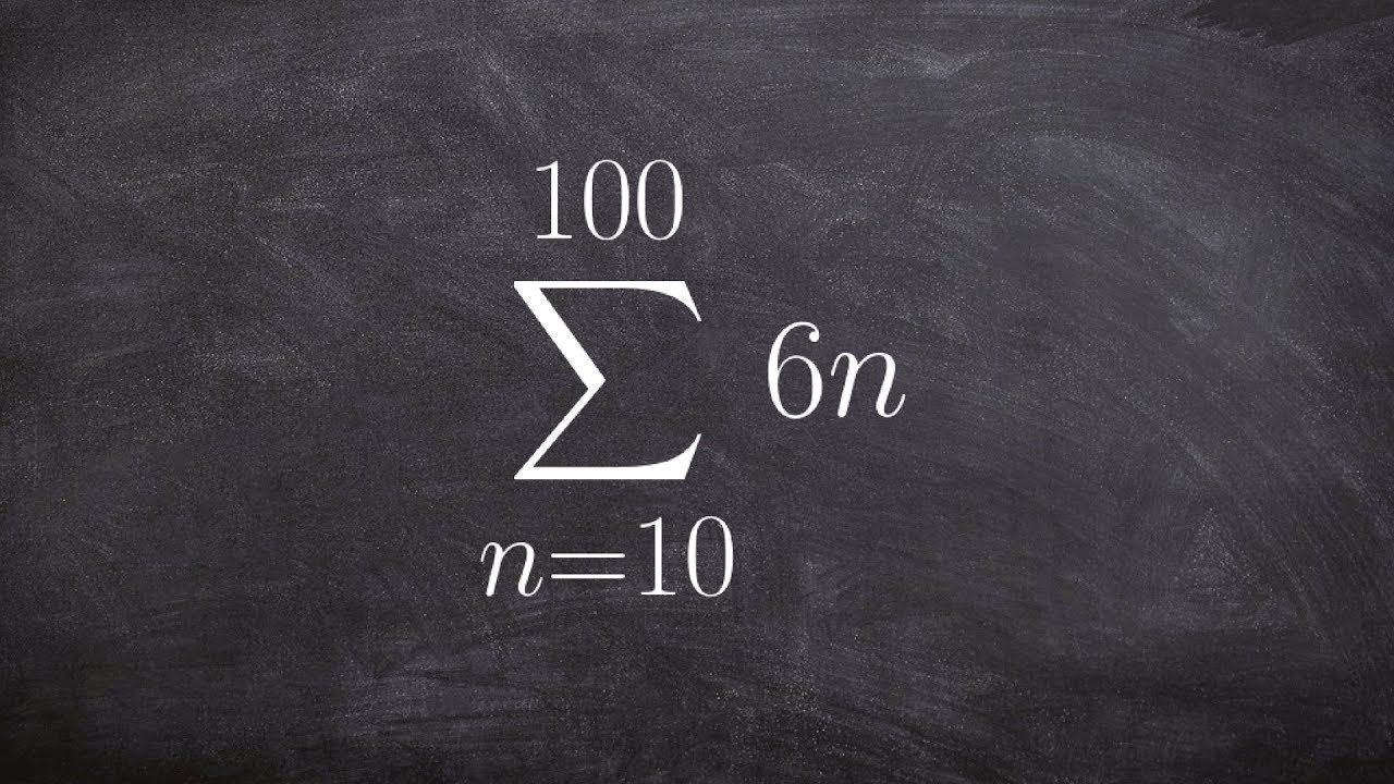 Evaluating The Partial Sum Of A Arithmetic Series YouTube