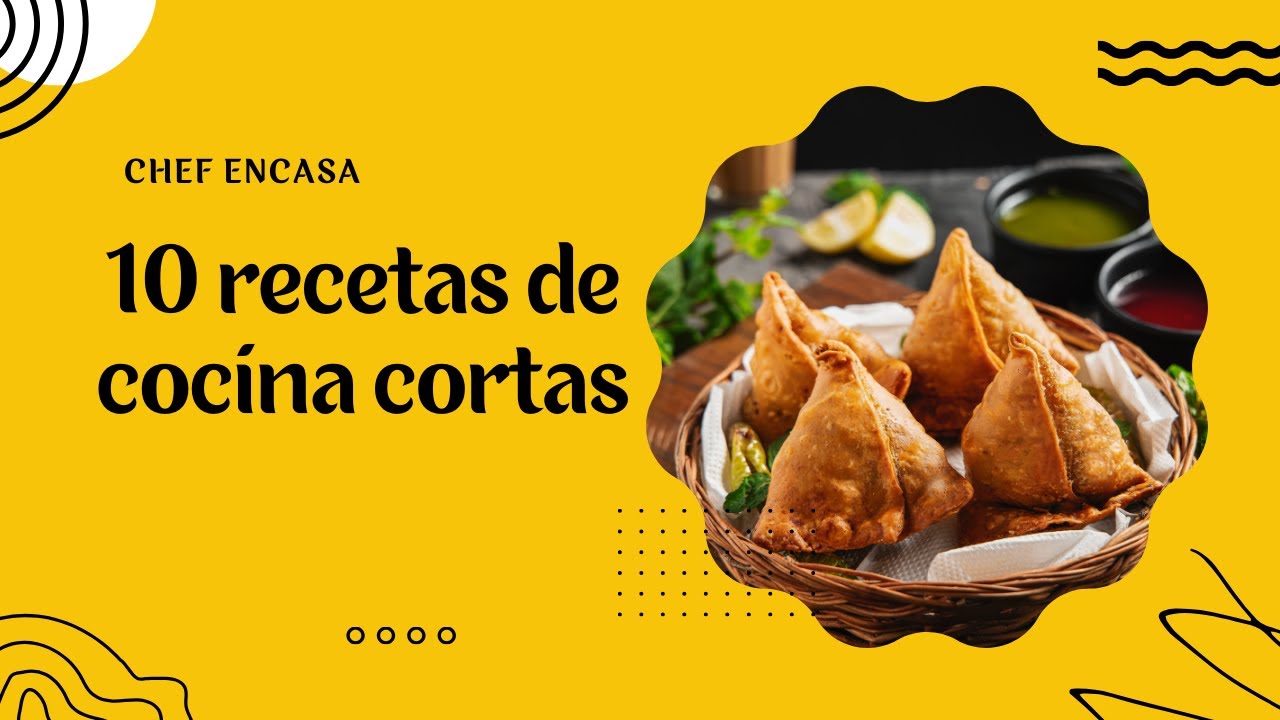 10 RECETAS DE COCINAS CORTAS #recetas #comida - YouTube
