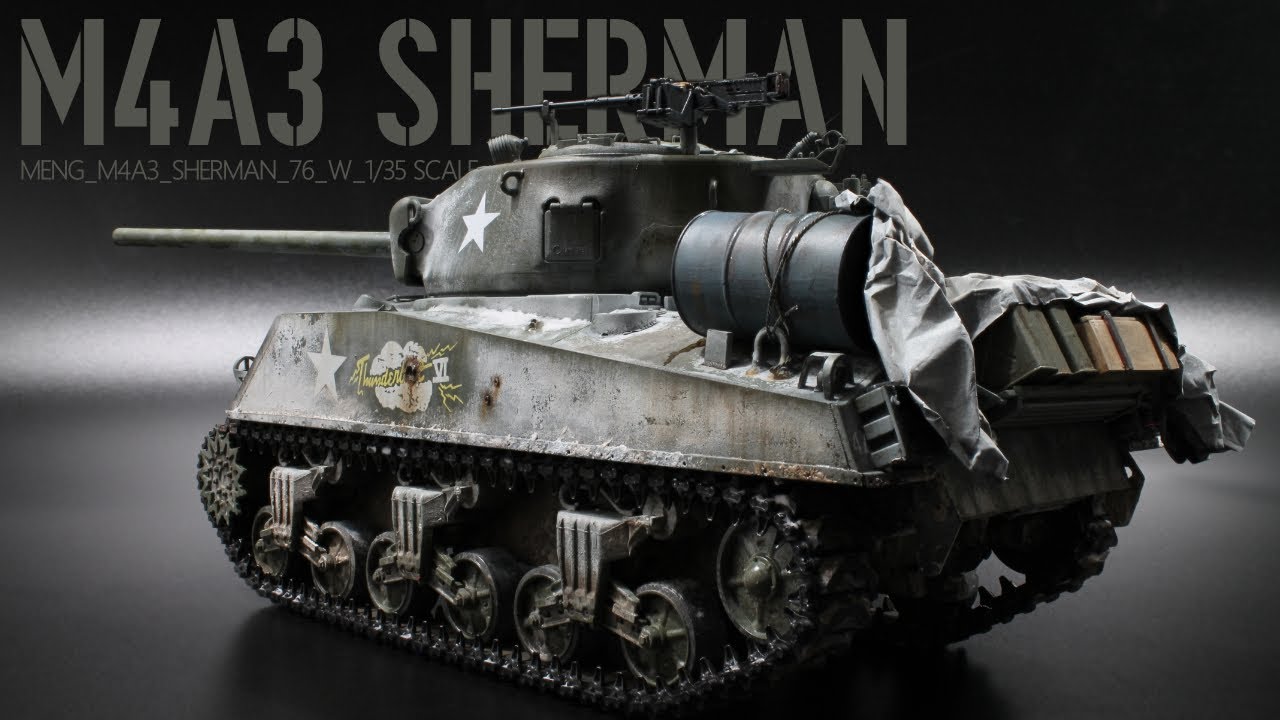 Sherman M4A3 Winter Camouflage | The Inner Nerd - YouTube