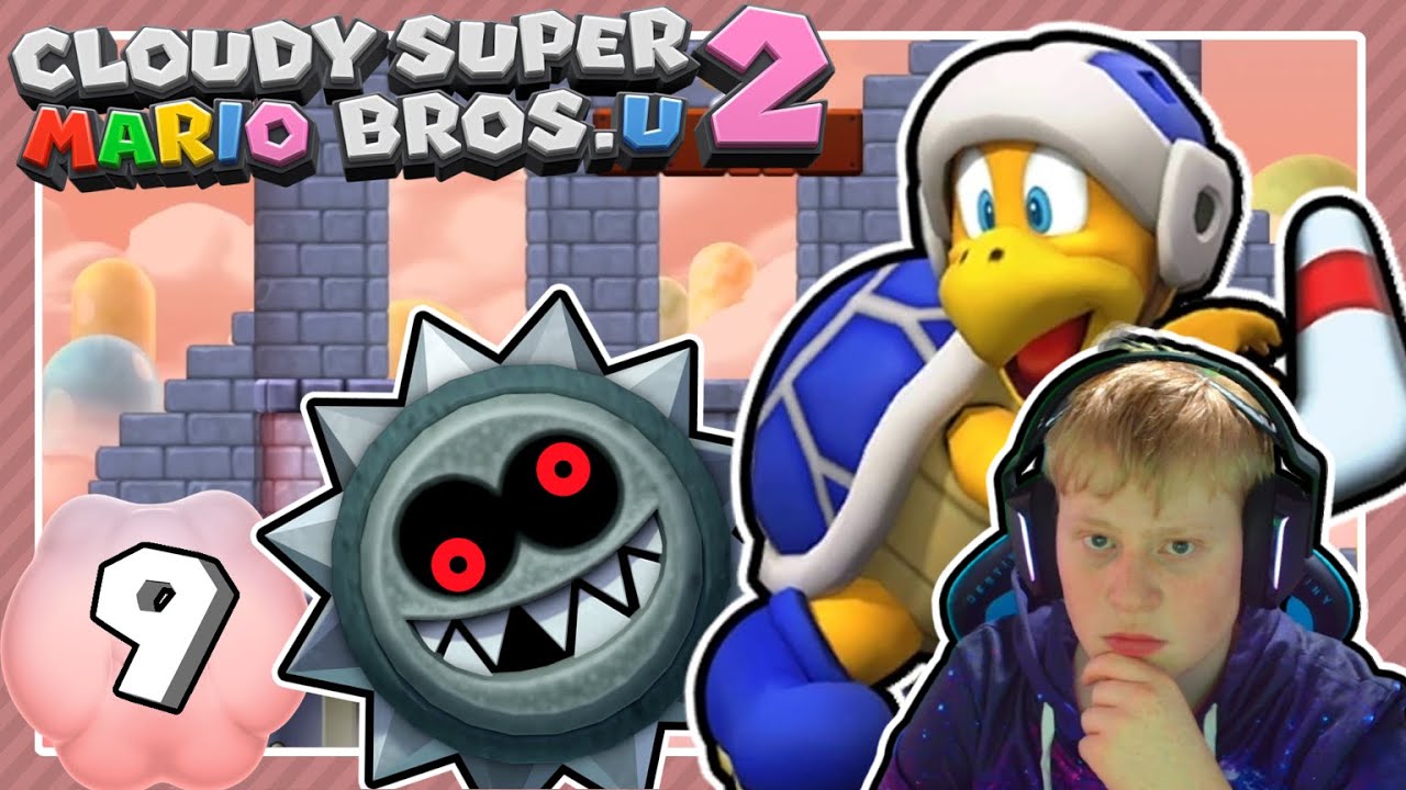 ☁️Cloudy Super Mario Bros. U2☁️#09 Drehbolzen, Bumerang Brüder & Grrrol ...