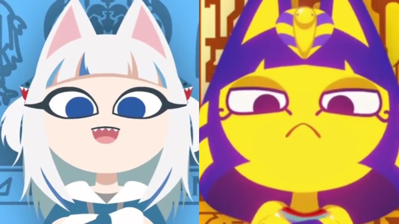 (Ankha Zone Vs Anka Cat Shark but They're Actually Dancing)#video - YouTube