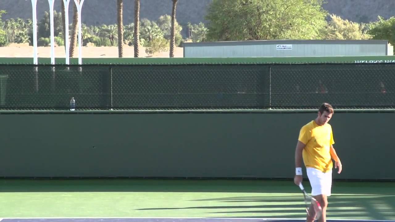 Juan Martin del Potro Serve - Indian Wells 2013 - BNP Paribas Open ...