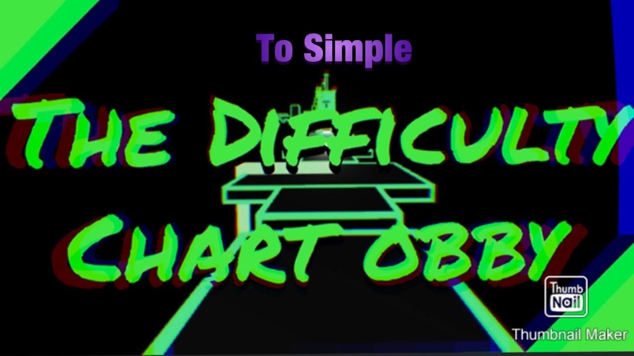 THE DIFFICULTY CHART OBBY Start-Simple - YouTube