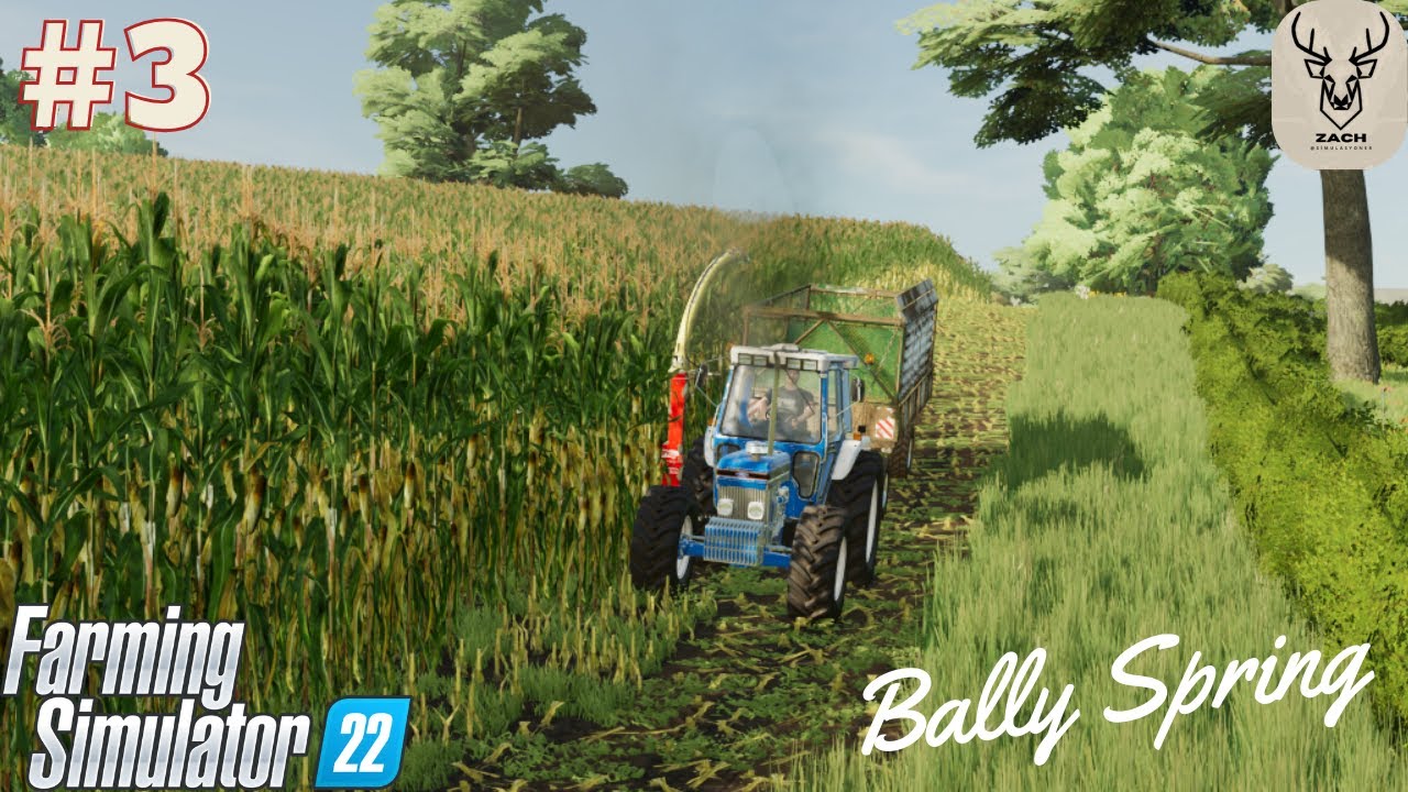 New Animals & Corn Silage | Bally Spring | FS22| Timelapse #3 - YouTube