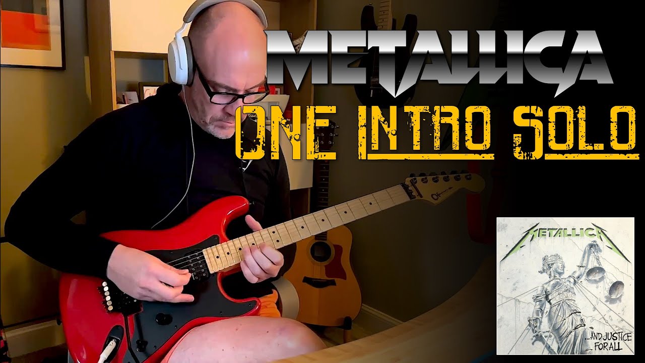 Metallica - "One" Intro Solo guitar solo cover - Kirk Hammett - YouTube