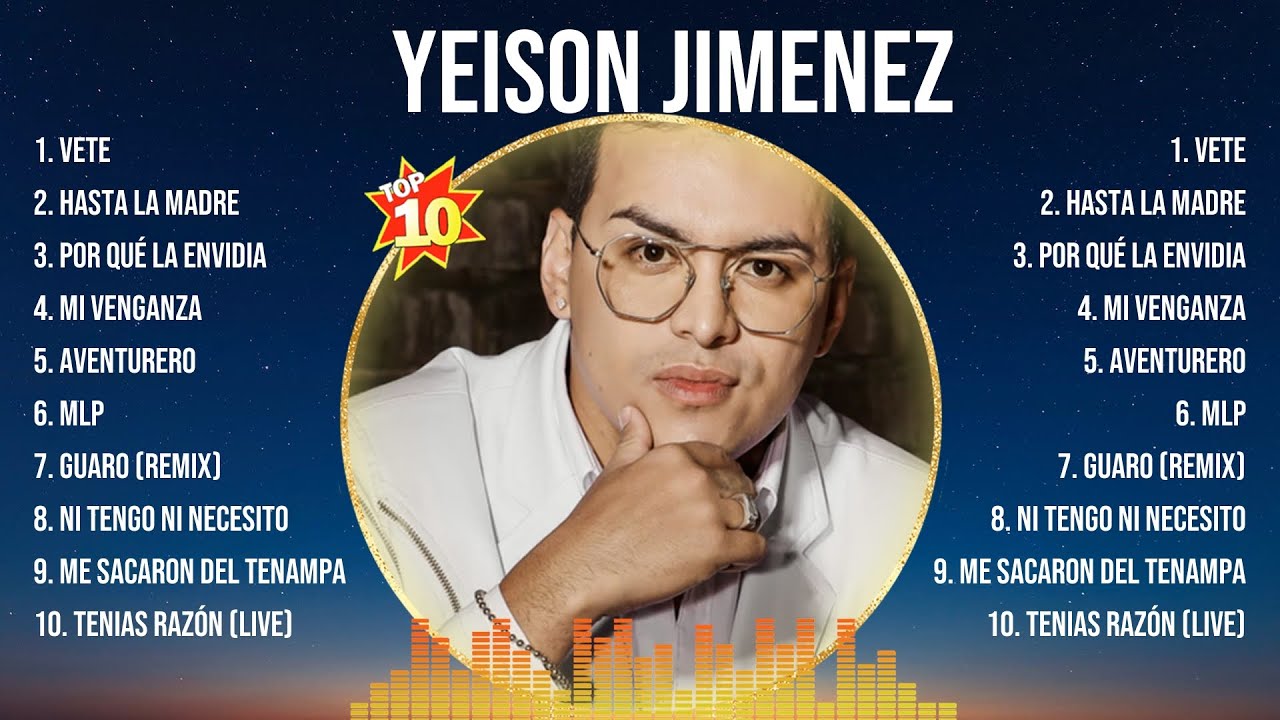YEISON JIMENEZ Top Hits Popular Songs - Top 10 Song Collection - YouTube