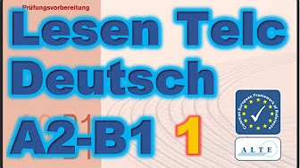 Lesen Deutsch A2-B1 - YouTube
