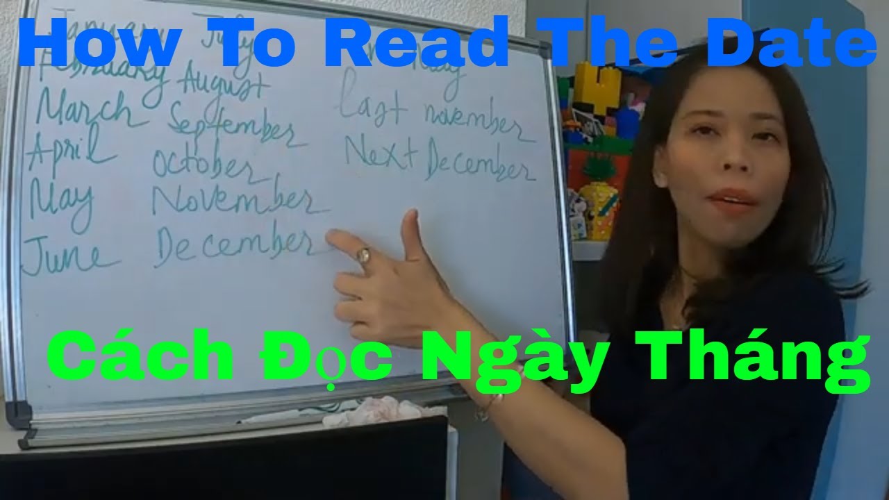 lesson 38/ how to read the date in English / Cách đọc ngày tháng trong ...