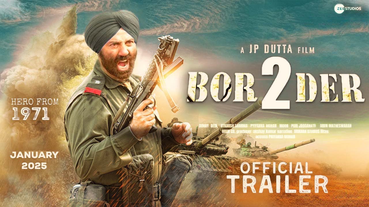 Border 2 Official Trailer |Sunny Deol,Jackie S, Bobby, Suniel | JP ...